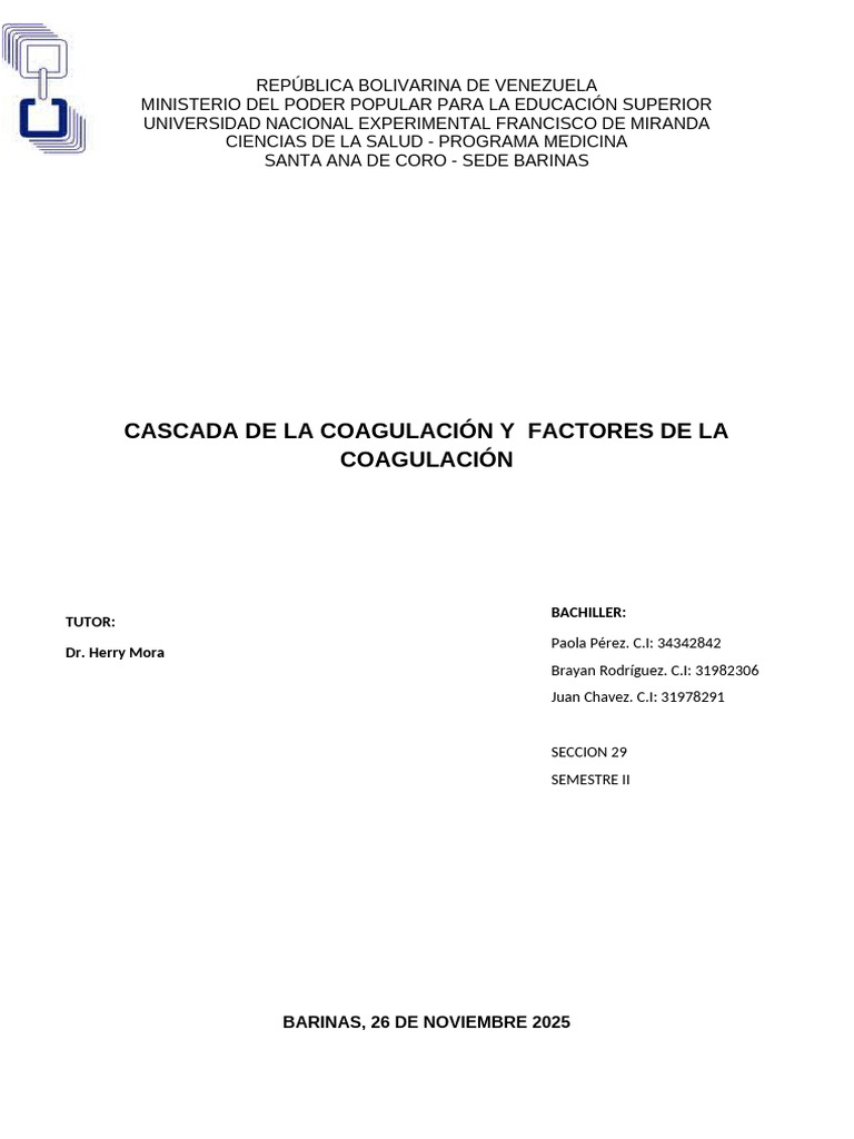 Morfo II[1] | PDF | Coagulación | Hemostasia