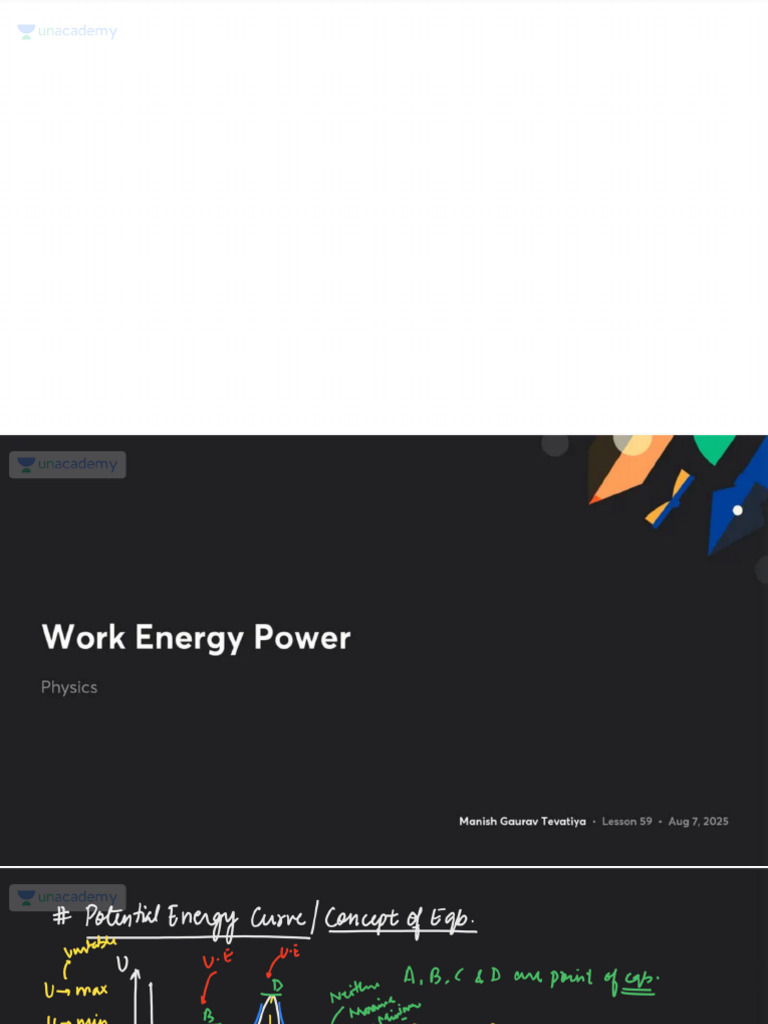 Work Energy Power With Anno | PDF