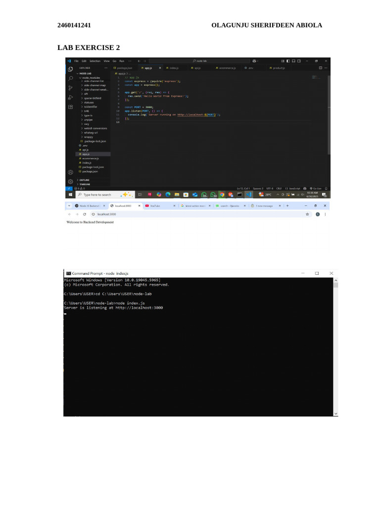 Backend Output | PDF