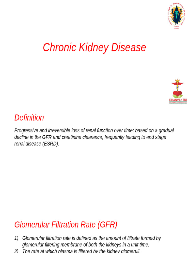 Chronic Kidney Disease | PDF | Chronic Kidney Disease | Kidney