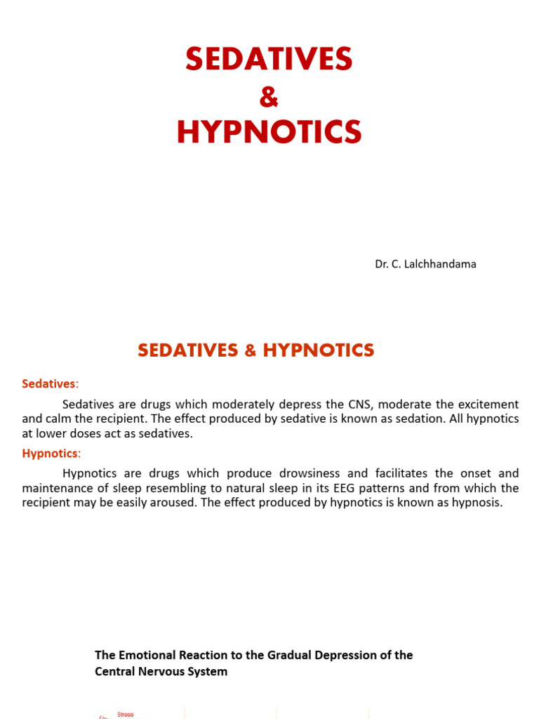 Understanding Sedatives and Hypnotics | PDF | Benzodiazepine ...