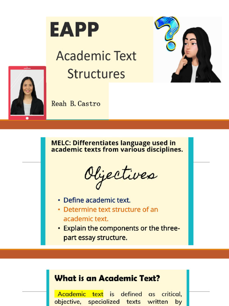 1.2 Academic Text Structures | PDF