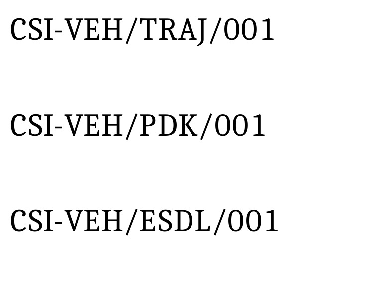 CSI Tags Labels | PDF