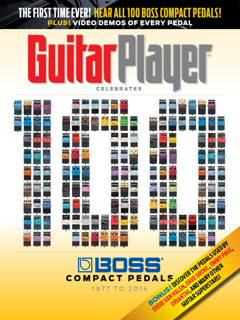100 BOSS Compact Pedals Celebration | PDF | Guitars | Sound