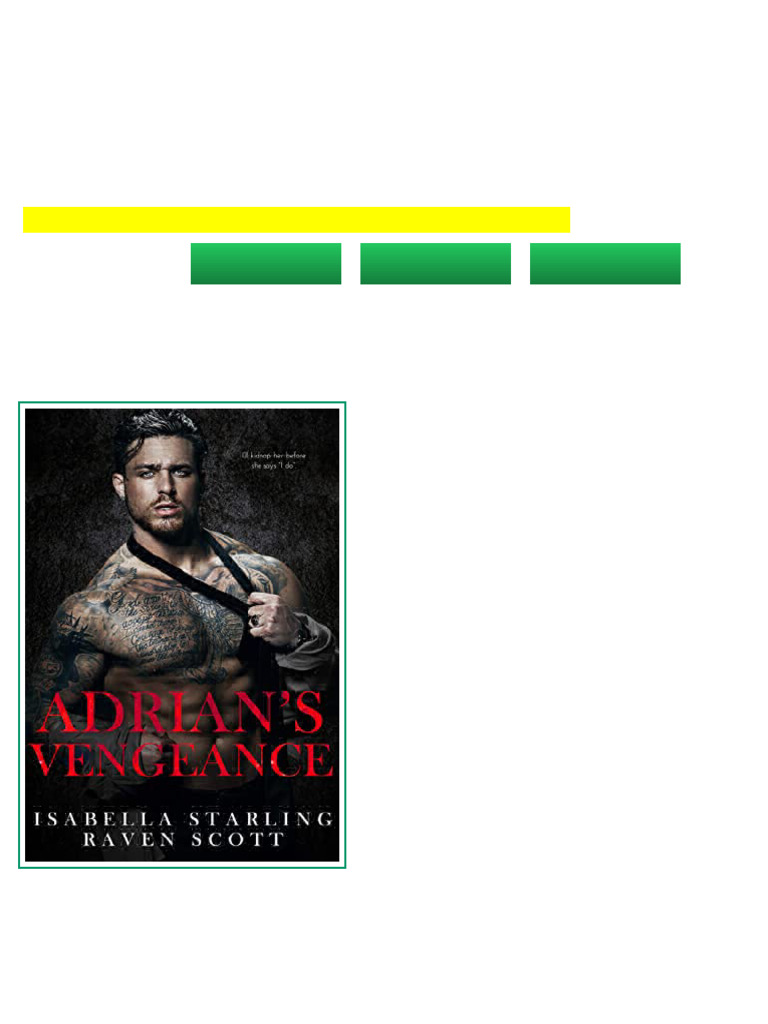 (Ebook) Adrian's Vengeance by Raven Scott, Isabella Starling ISBN ...