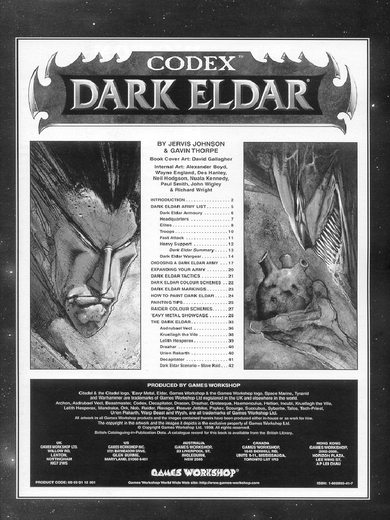 Dark Eldar (3ed) | PDF