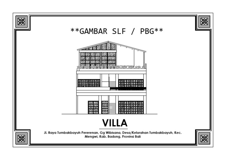 Cover Ars Print Pondok Wisata Tibubeneng-model | PDF