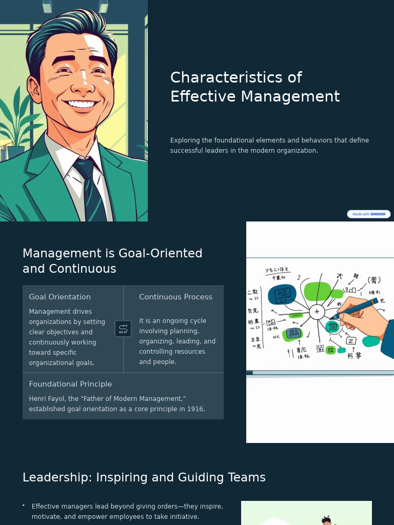 Characteristics of Effective Management | PDF | Employee Retention ...