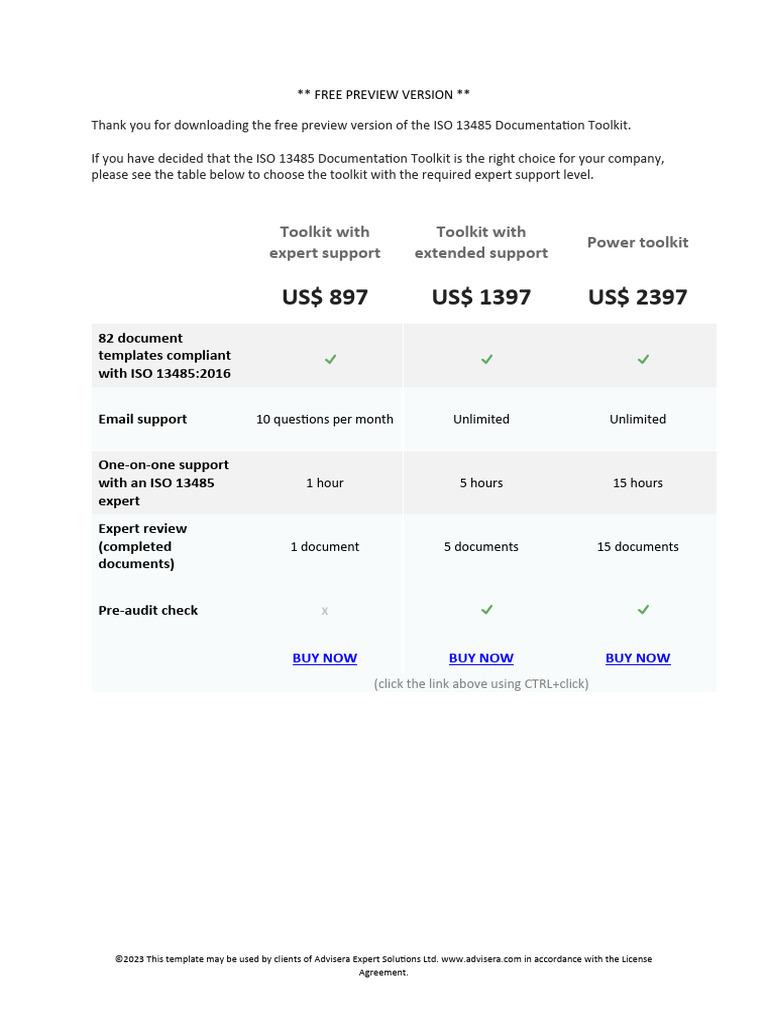 00 Procedure for Document and Record Control Preview En | PDF ...