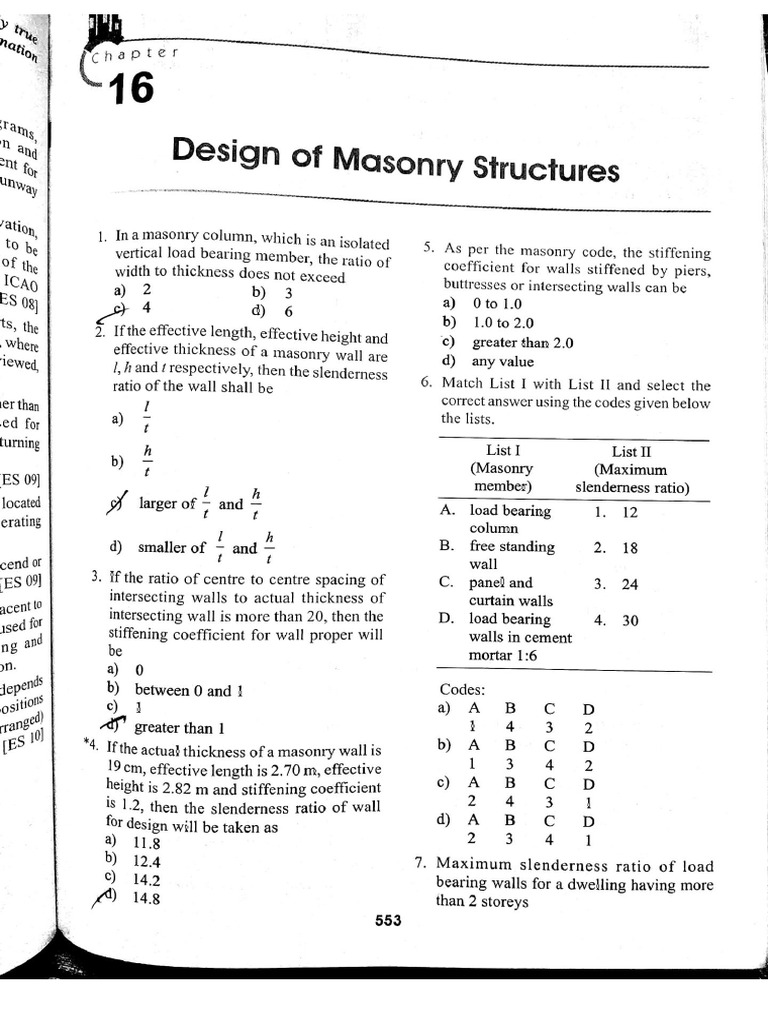 GnG Masonry Structure | PDF