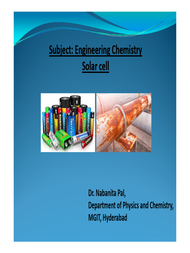 Unit 4 Solar Cell Ppt | PDF | Semiconductors | P–N Junction
