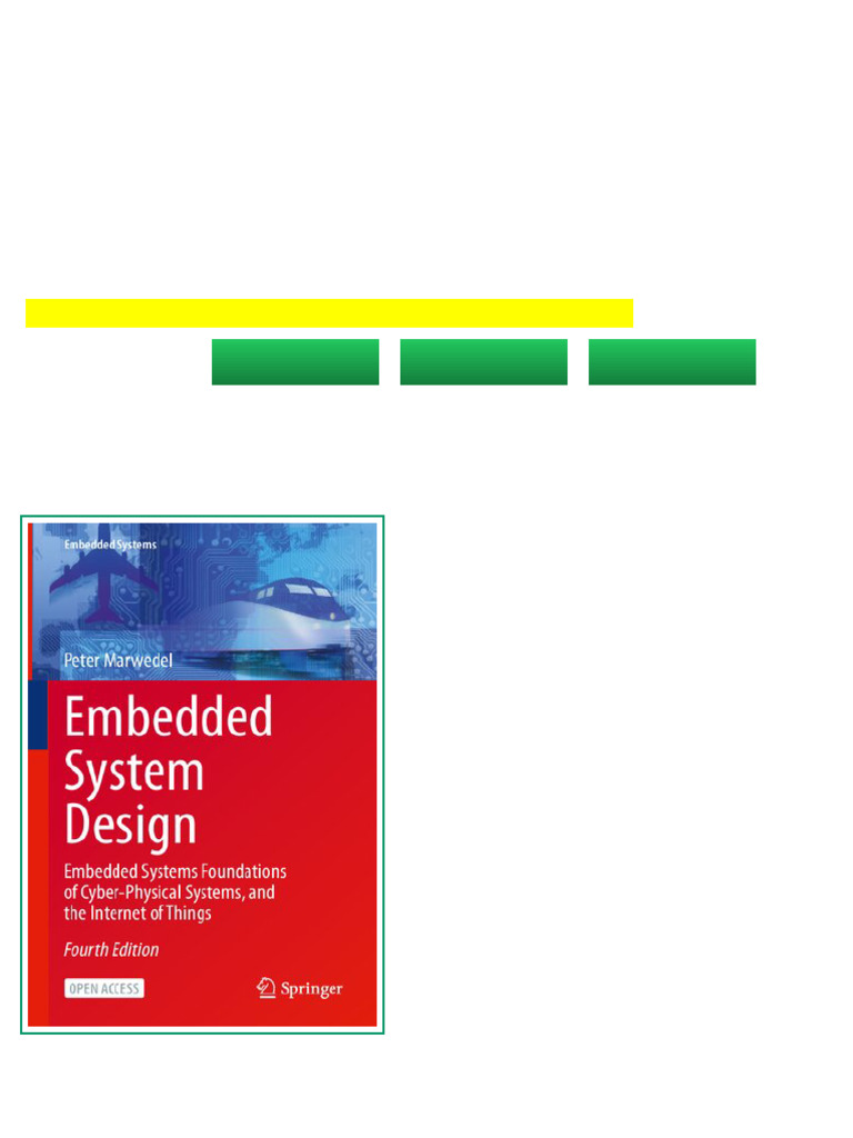(Ebook) Embedded System Design: Embedded Systems Foundations of Cyber ...