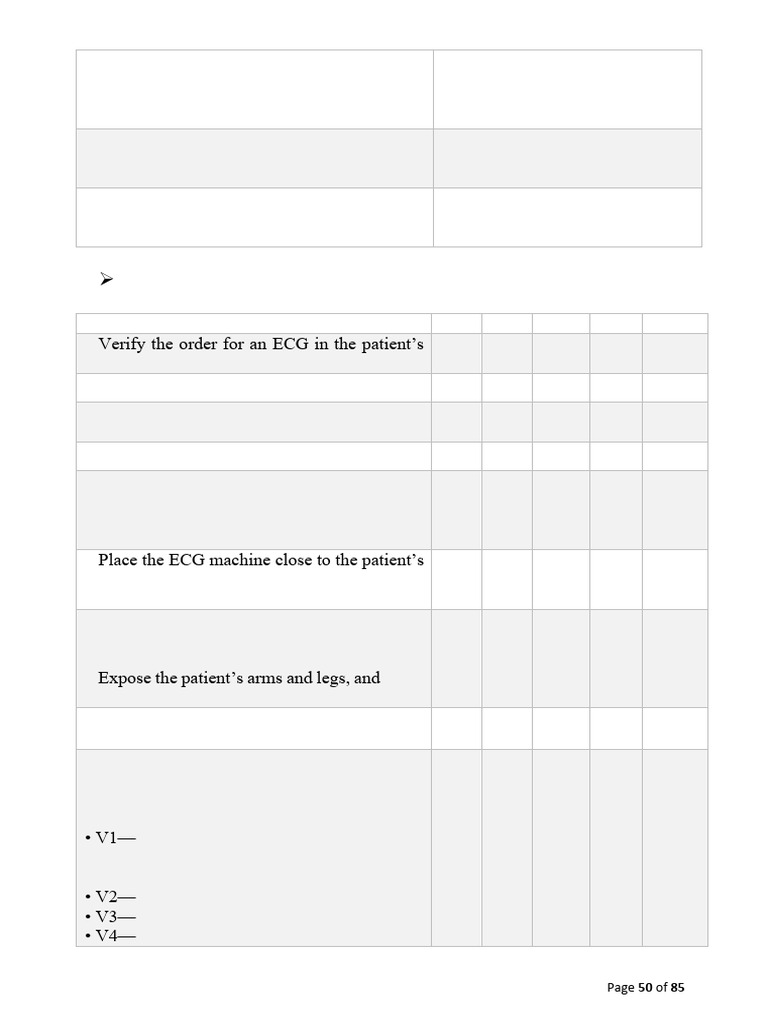 ECG Procedure and Safety Guidelines | PDF | Electrocardiography ...