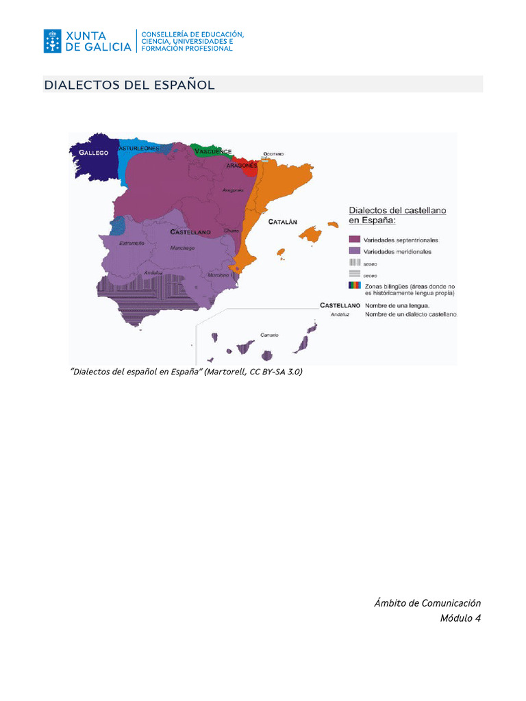 Dialectos del Español: Variedades y Rasgos | PDF | Lengua española ...