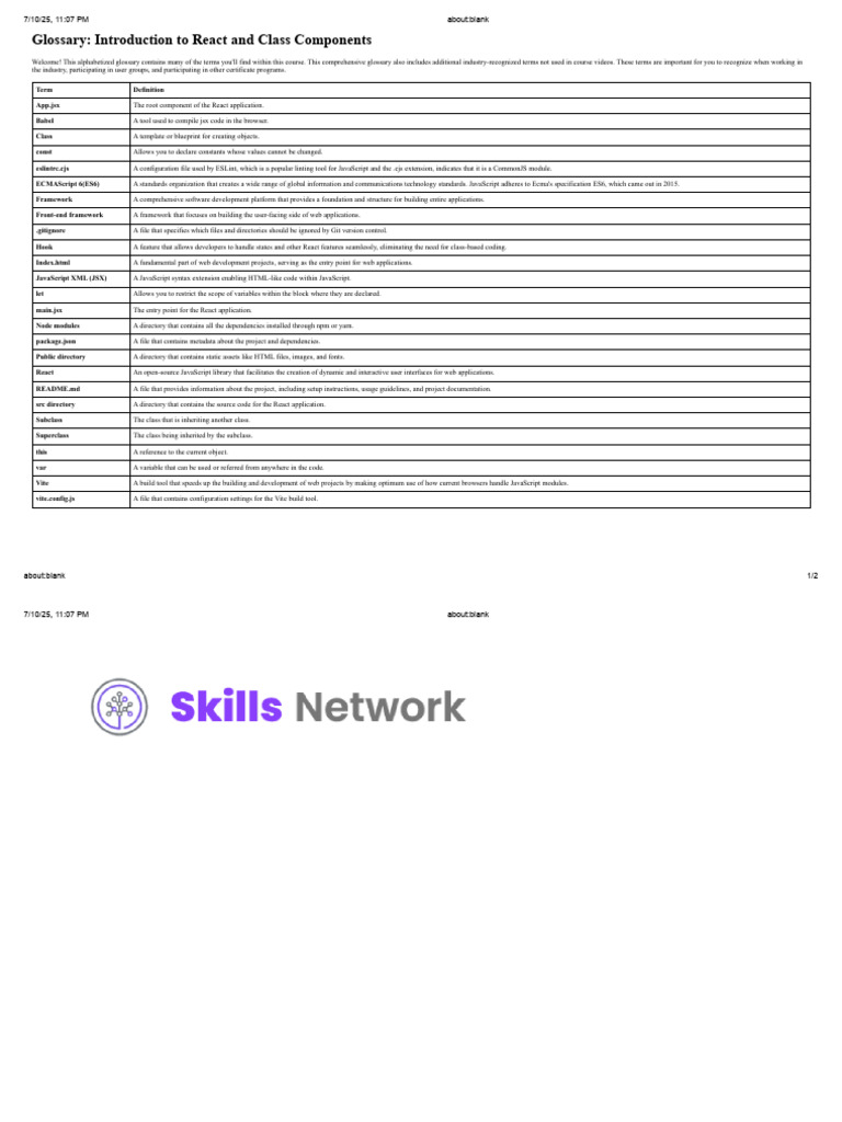 Ibm Cheet Sheet | PDF | Java Script | Class (Computer Programming)