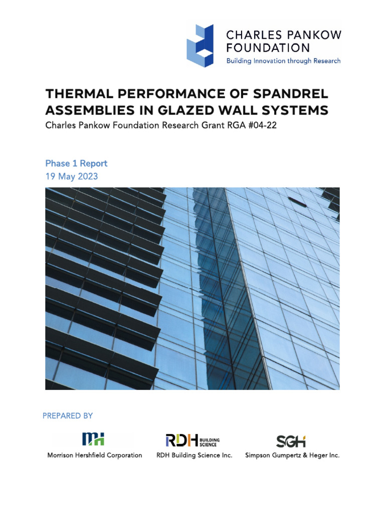 04-22 Thermal Performance of Spandrel Assemblies in Glazed Wall Systems ...