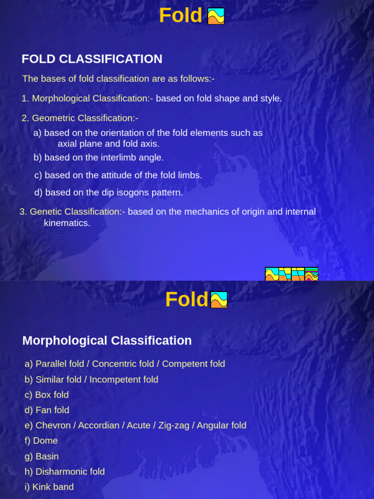 Lec 6. Fold Classification | PDF | Geological Processes | Structural ...
