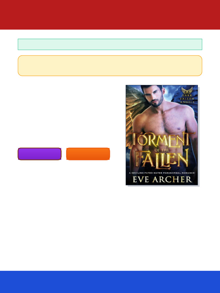 Torment of the Fallen: A Devilish Fated Mates Paranormal Romance (Dark ...