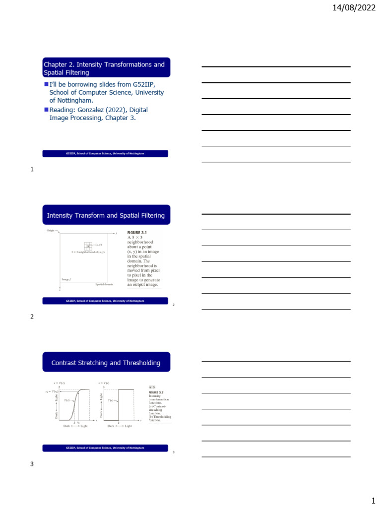 EEE703091 - Chapter 2 - Intensity Transformations and Spatial Filtering ...