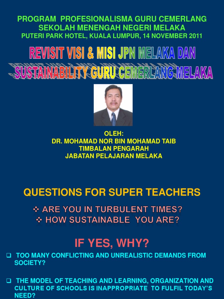 Peranan Guru Cemerlang di Sekolah | PDF