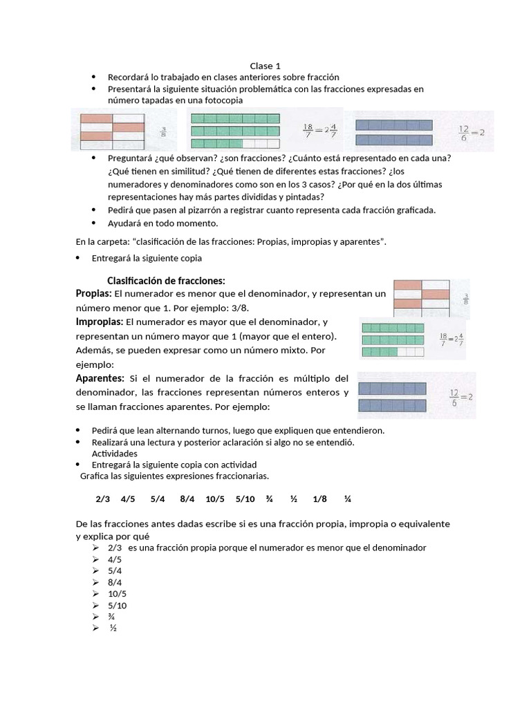 fracciones ultimo trimestre | PDF | Multiplicación | Metacognición