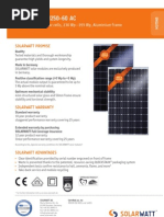 Renesola JC250M-24/Bb (250W) Solar Panel: DC Electrical Characteristics | PDF | Computers ...