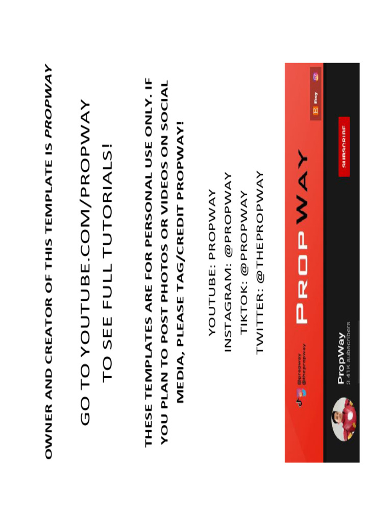 PropWay Template Usage Guide | PDF