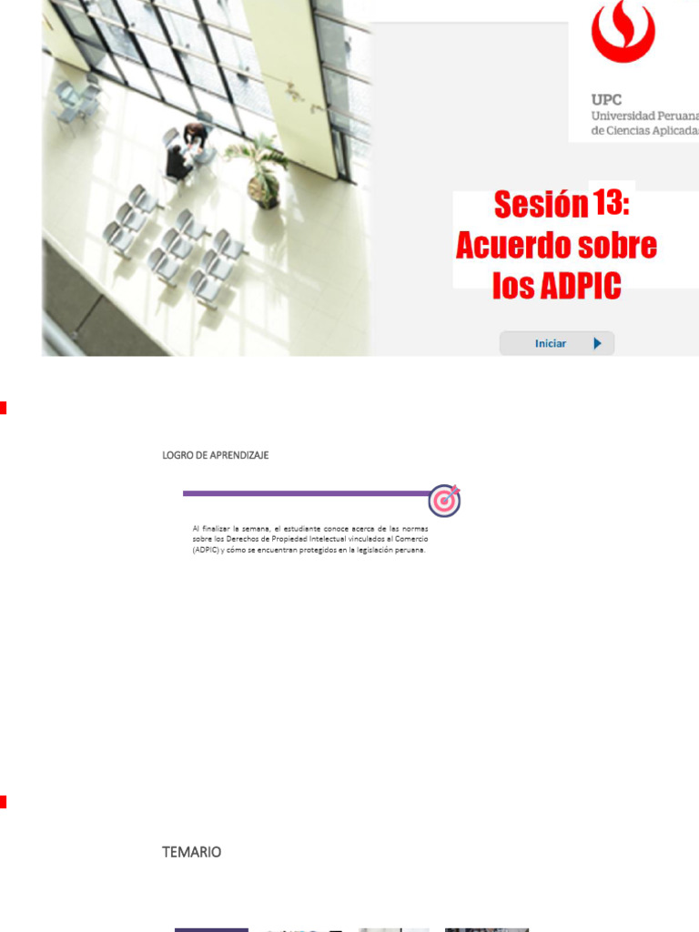 Semana 13 Propiedad Intelectual | PDF | Patentar | Propiedad intelectual