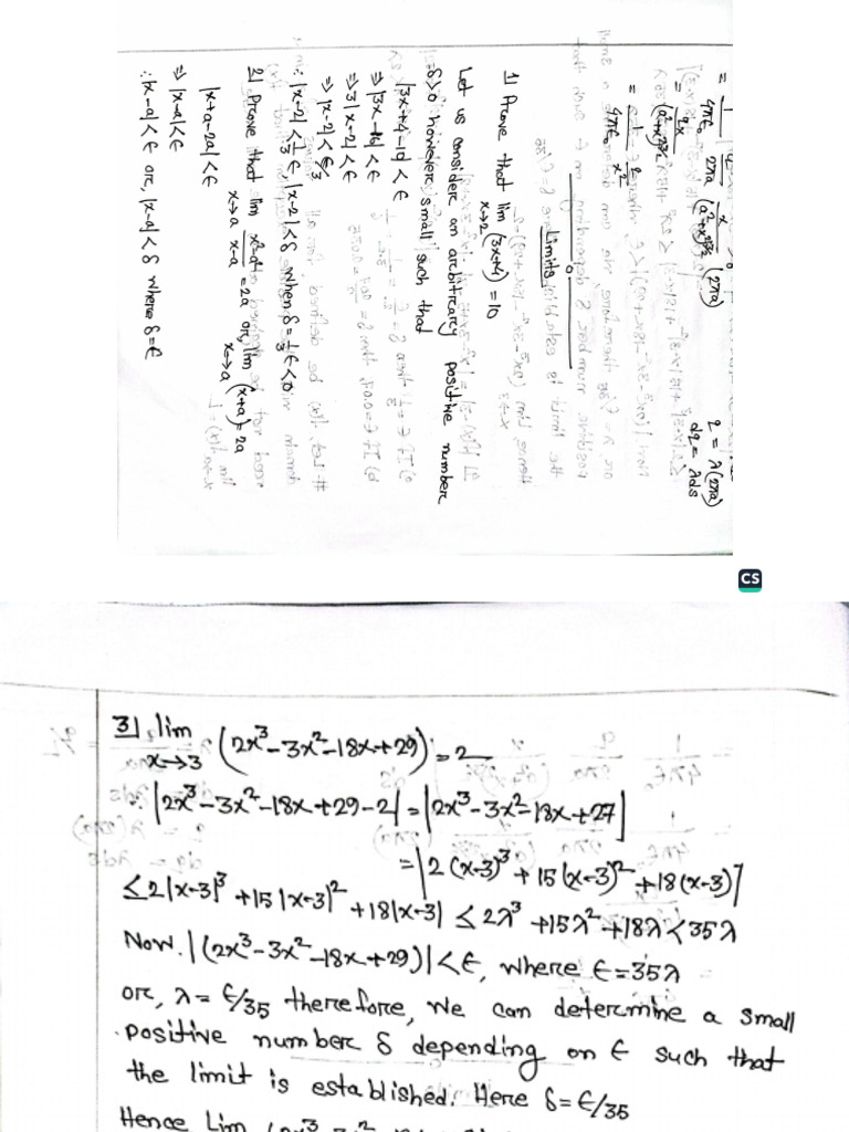 Math Note | PDF