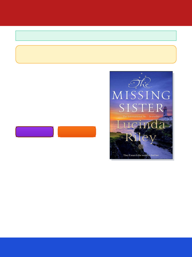 The Missing Sister: They'll Search the World to Find Her (The Seven ...