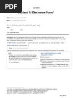 AI Use Declaration for Assignments | PDF | Artificial Intelligence ...