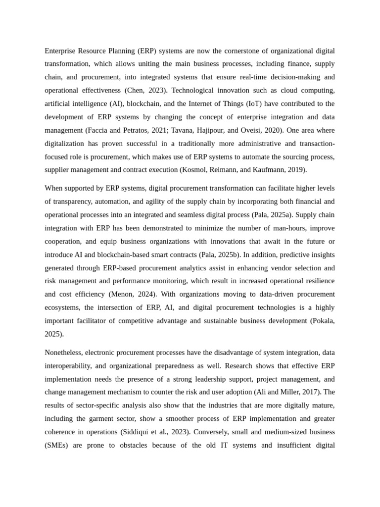 Enterprise Resource Planning | PDF | Enterprise Resource Planning | Computing