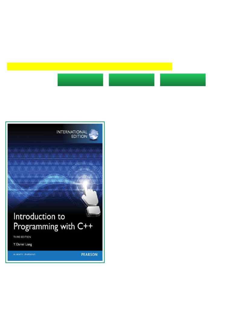 Introduction to Programming with C 3rd International Edit available ...