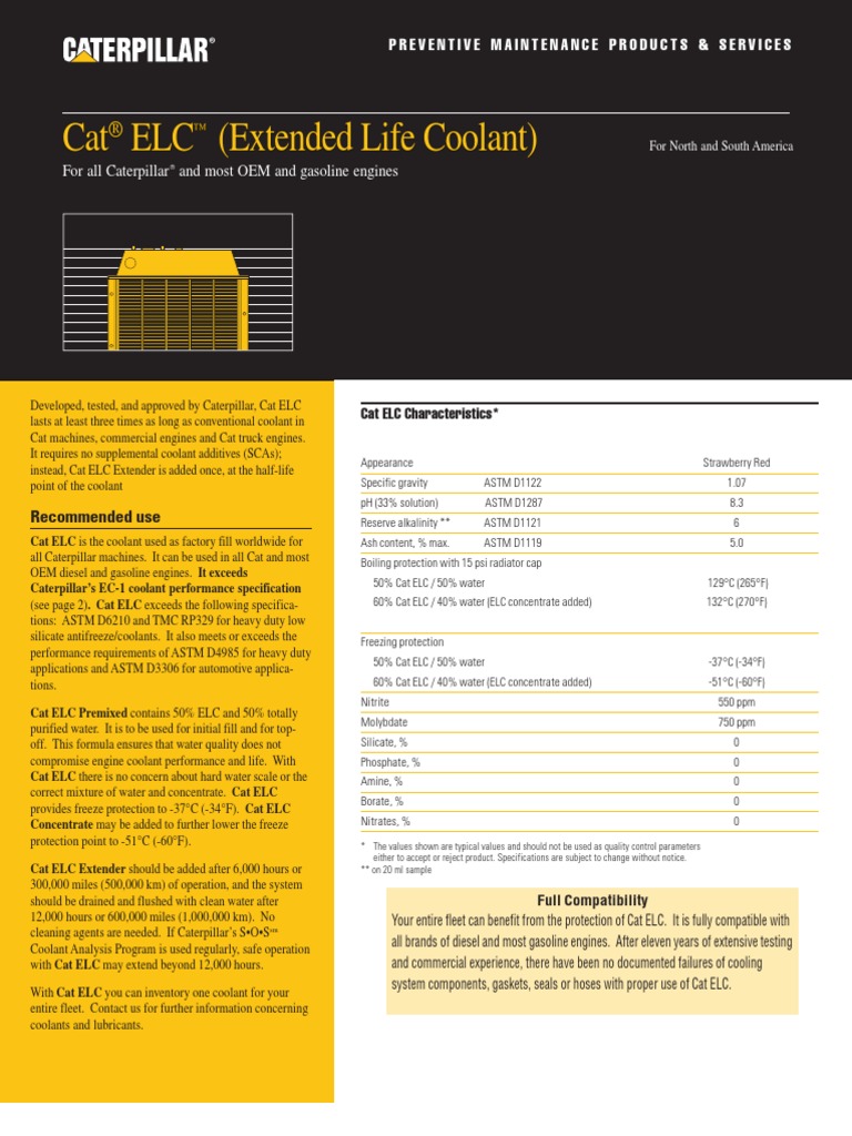 Cat Coolant | PDF | Chemical Substances | Chemistry