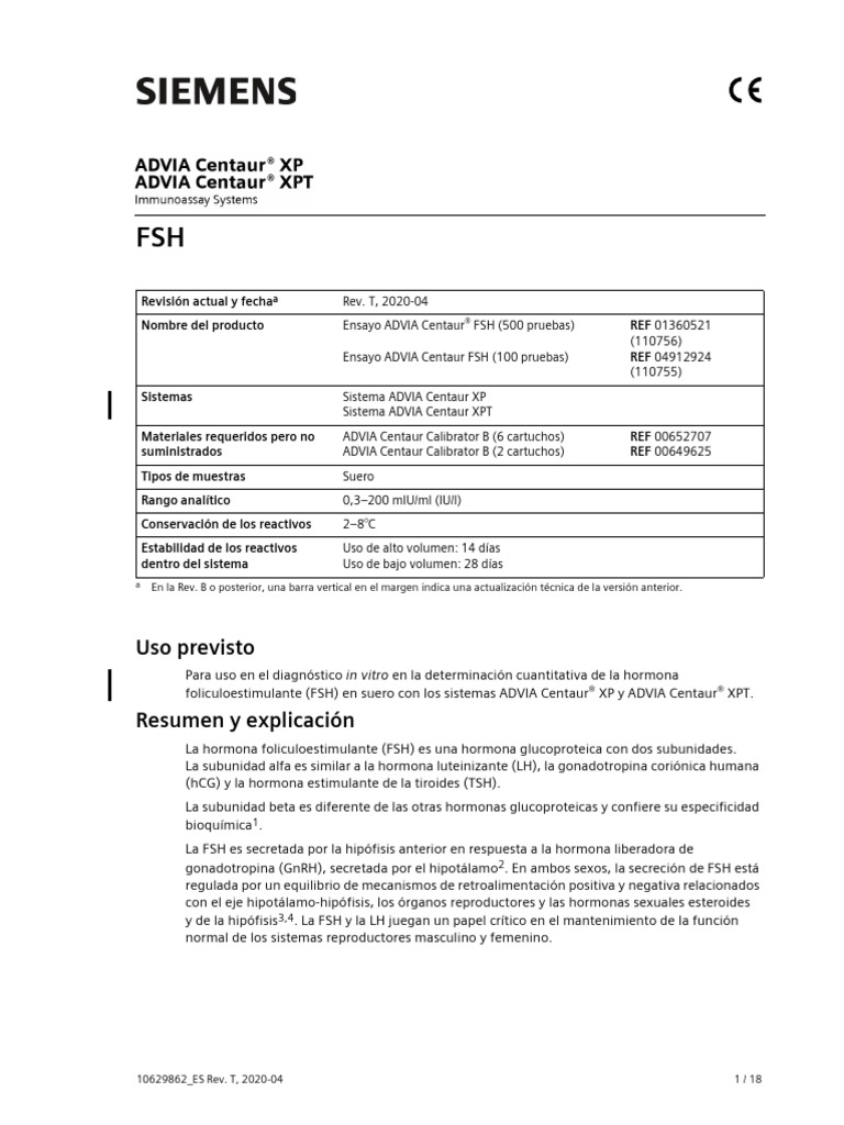 FSH - ADVIA Centaur XP and XPT - Rev T DXDCM 09017fe980439be0 ...