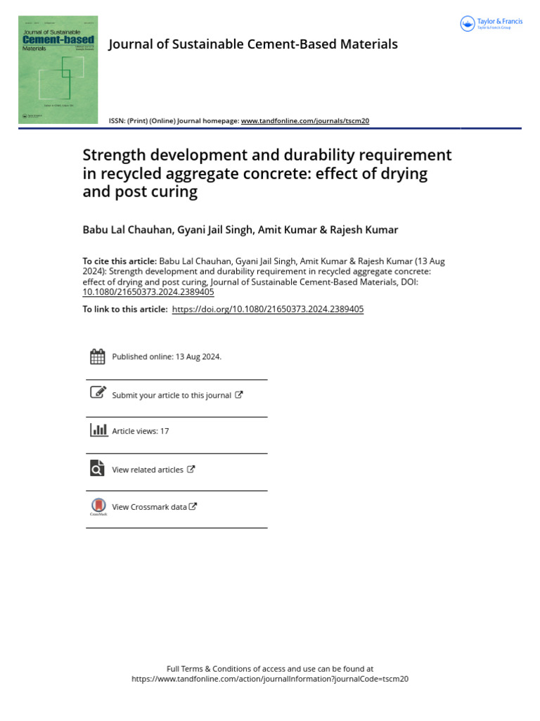 BLC GJS 2024 Strength Development and Durability Requirement in ...