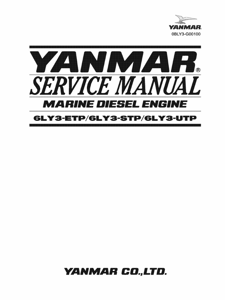 Yanmar Engine 6LY Work Shop Manual | PDF