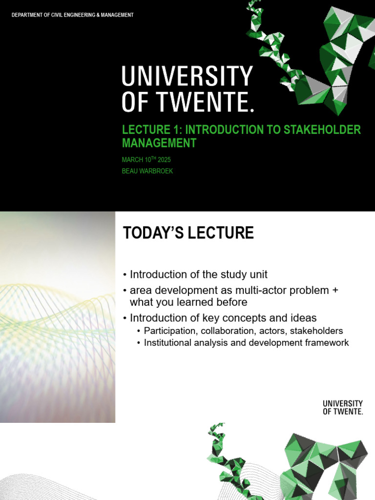 Lecture 1 - Topic 1 - Intro To SH Management | PDF | Governance | Policy