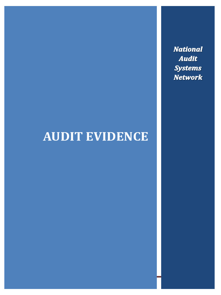 Audit Evidence - October 2015 - Version 1 | PDF | Audit | Auditor's Report