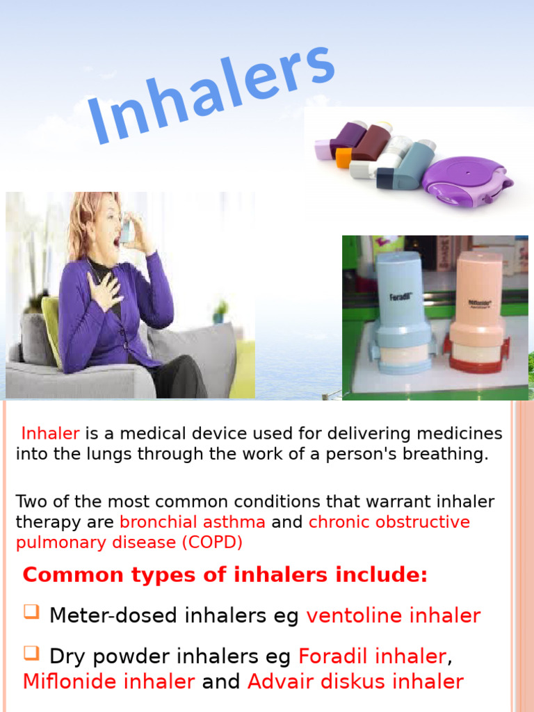 Types and Uses of Inhalers | PDF