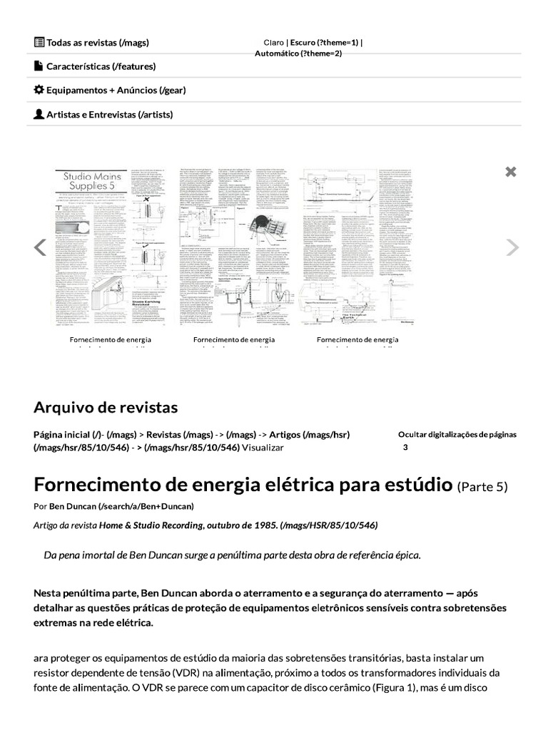 Suprimentos Principais Do Estúdio (HSR Outubro de 1985) | PDF | Chess ...