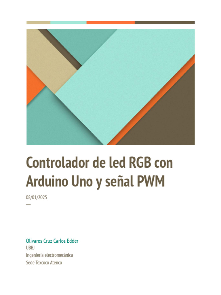 Proyecto LED RGB | PDF | Arduino | Modelo de color Rgb