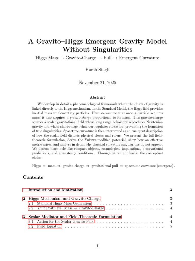 Unified Gravito | PDF | Gravity | General Relativity