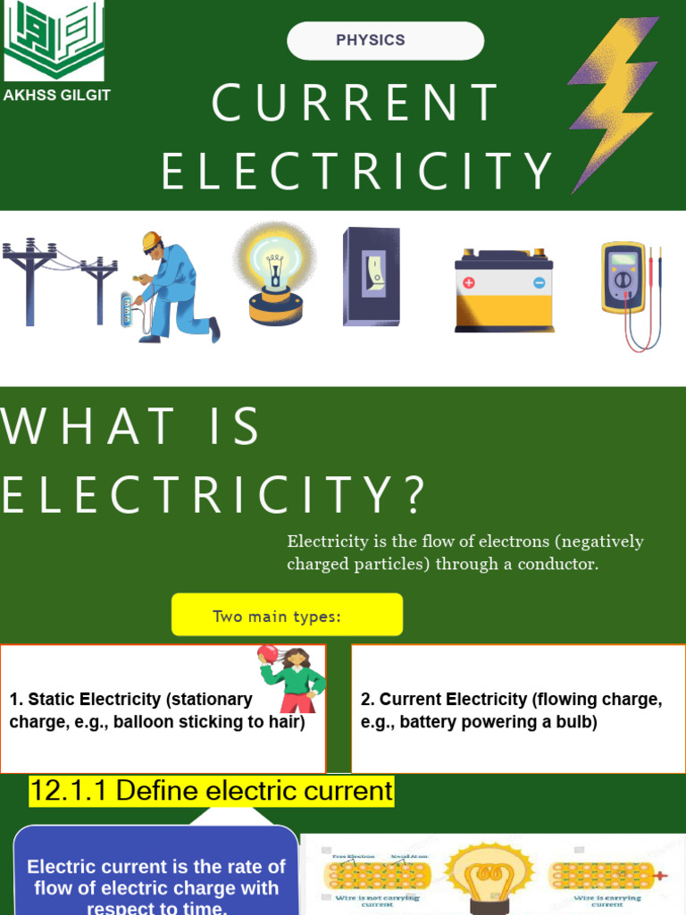 Chapter2 Current Electricity | PDF | Electric Current | Electrical Resistivity And Conductivity