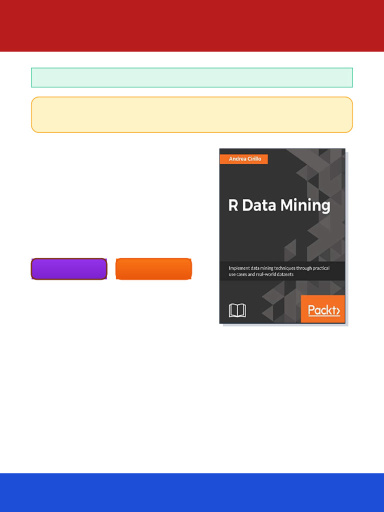R Data Mining Implement data mining techniques through practical use ...