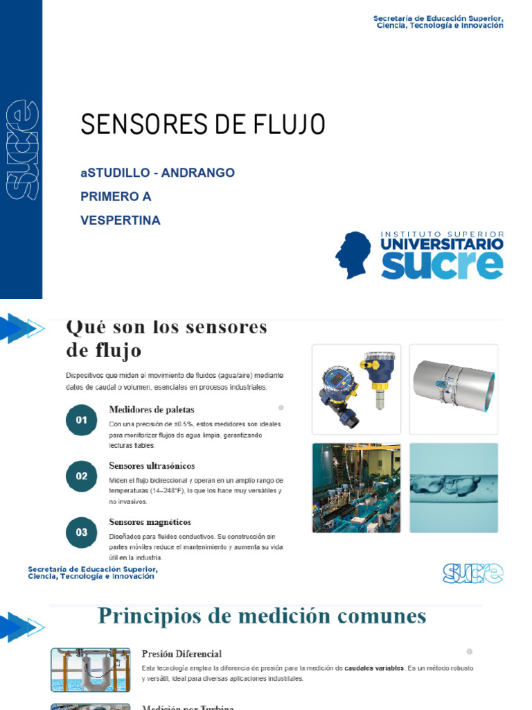 Sensores de Flujo | PDF