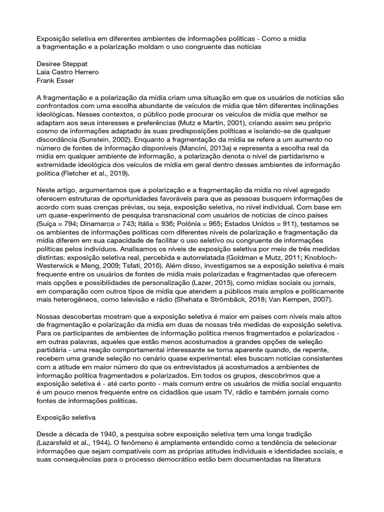 Aula 16 Steppat 2021 | PDF | Mídia de massa | Comunicação