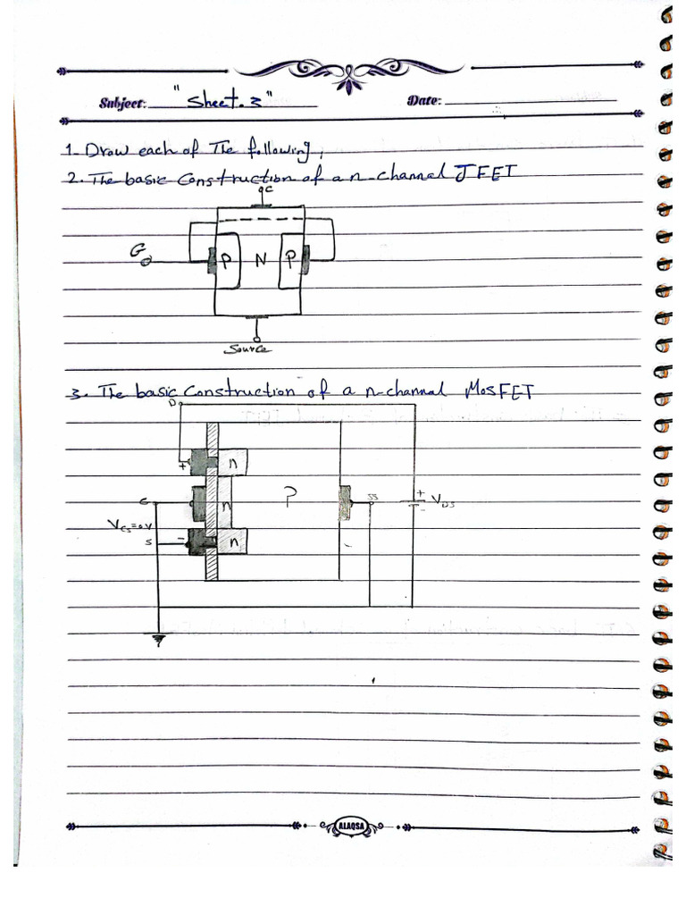 Electronic 2_sheet 3 | PDF