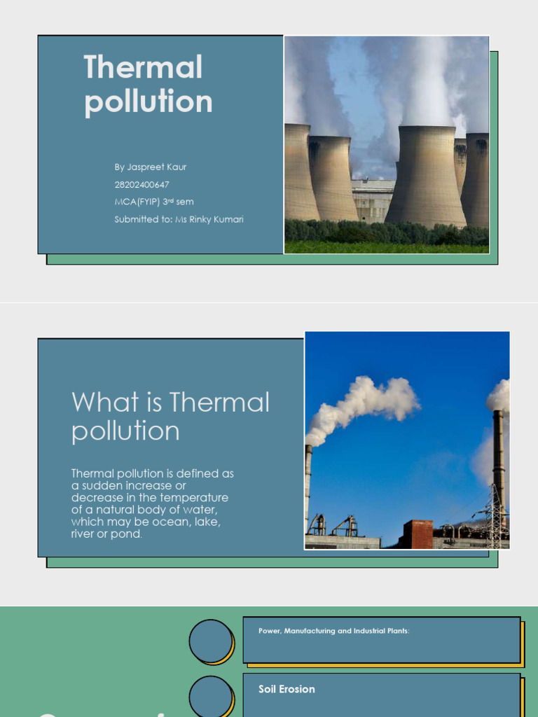 Thermal pollution | PDF | Water | Surface Runoff
