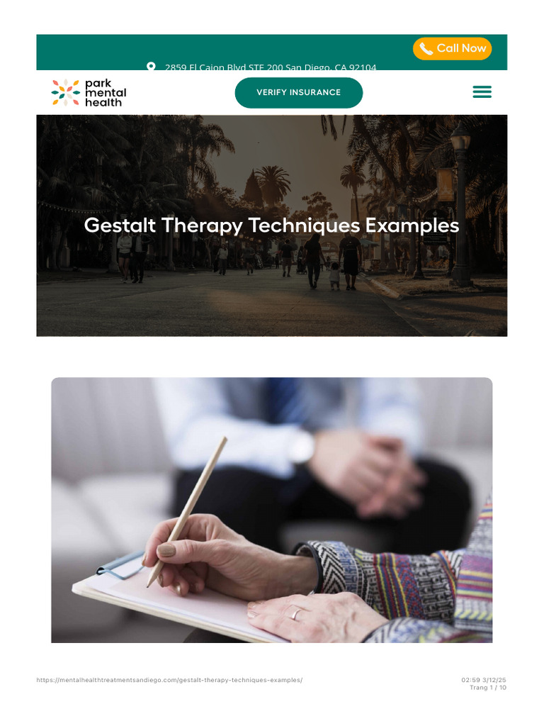 Gestalt Therapy Techniques Explained | PDF | Gestalt Therapy ...